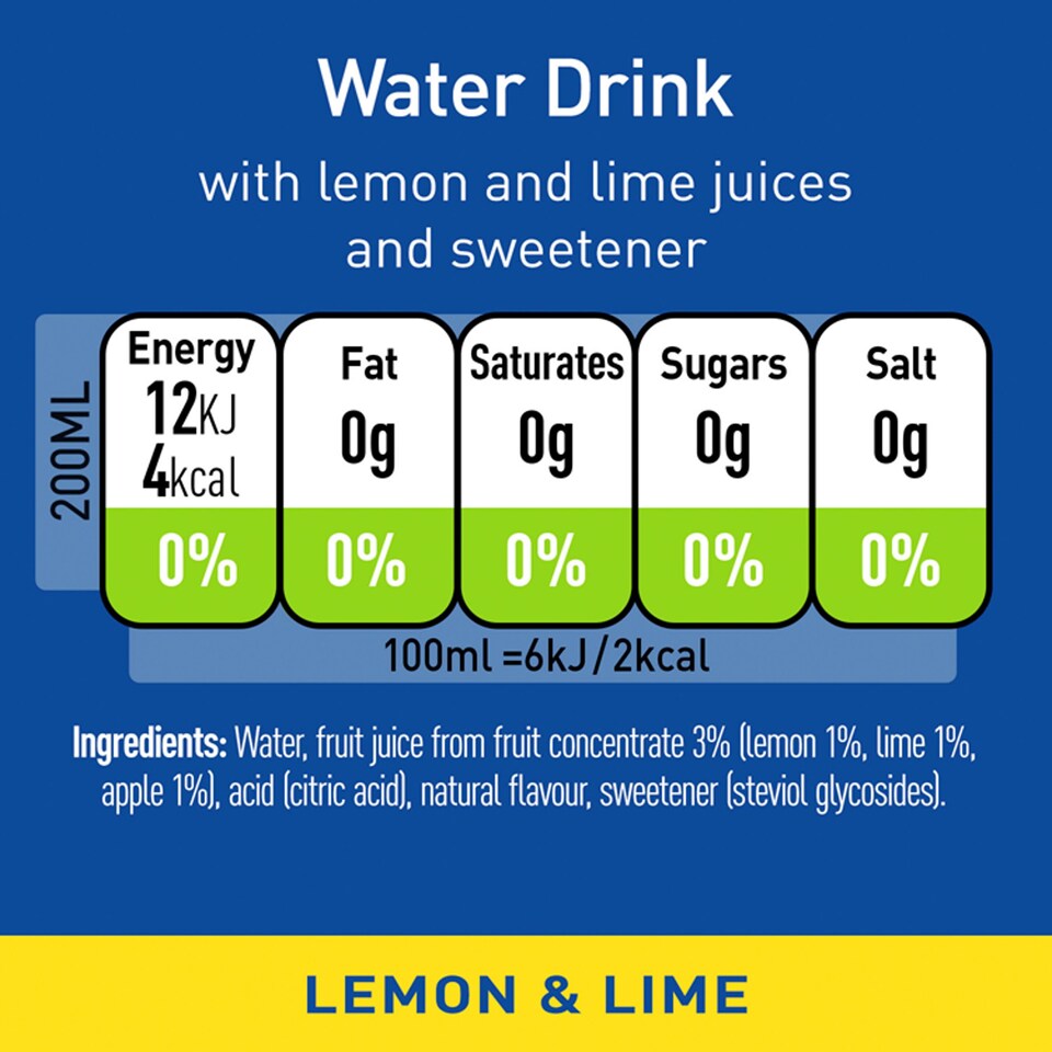Capri Sun Fruity Water Lemon & Lime 10X200ml - Tesco Groceries