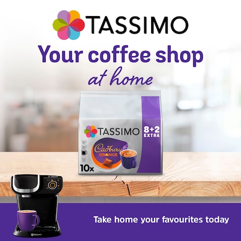 Tassimo Cadbury Orange 8+2 FREE Drinks 160g - Tesco Groceries