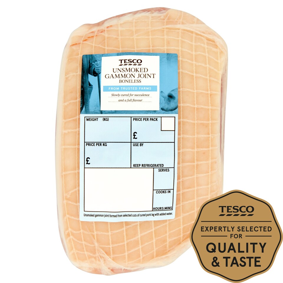 Tesco Small Unsmoked Gammon Joint - Tesco Groceries