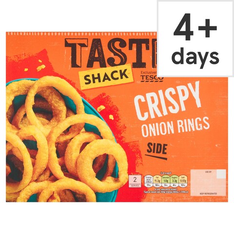 Taste Shack Crispy Onion Rings 200g - Tesco Groceries