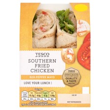 Tesco Southern Fried Chicken Wrap (C) - Tesco Groceries