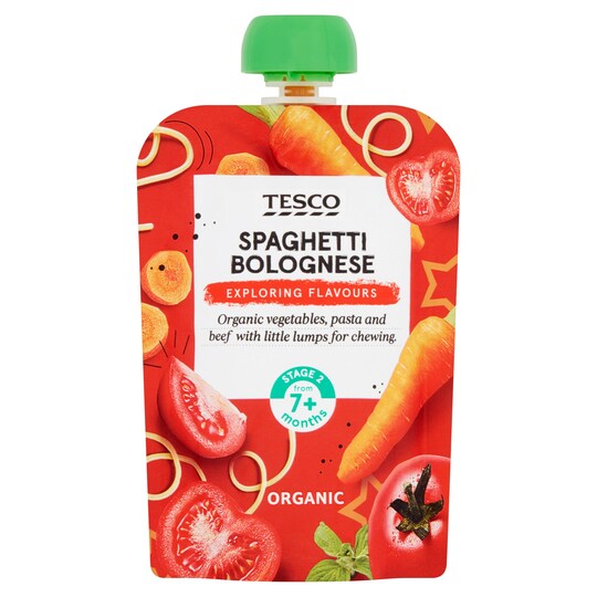 Tesco Spaghetti Bolognese Pouch 130G - Tesco Groceries