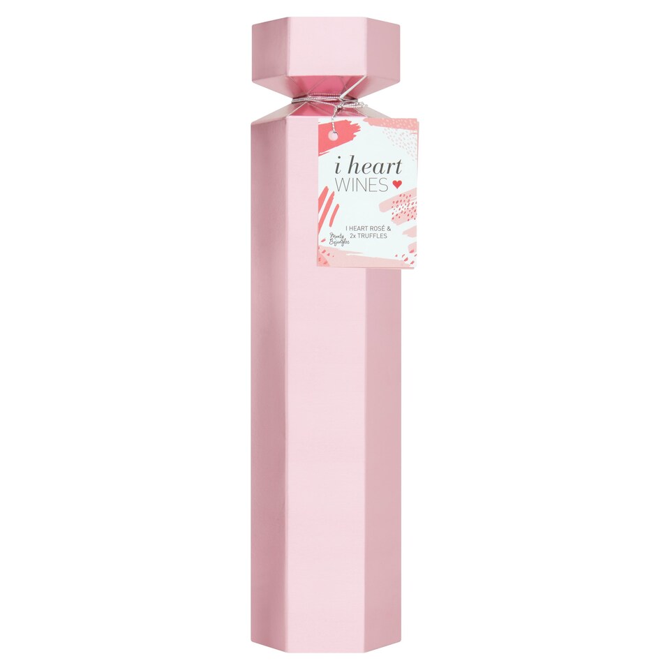 I Heart Rose 187Ml & Truffles Cracker - Tesco Groceries