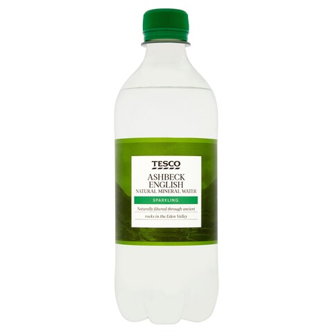 Tesco Ashbeck Sparkling Natural Mineral Water 500Ml - Tesco Groceries