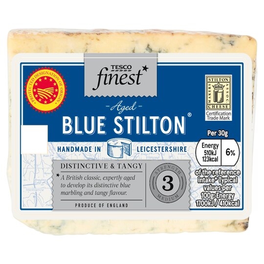 Tesco Finest Aged Blue Stilton 400G - Tesco Groceries