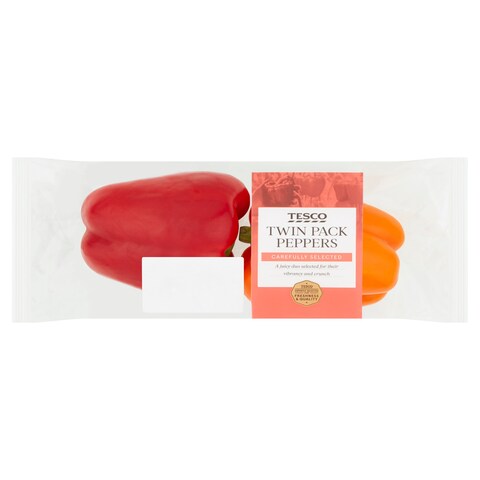 Tesco Twin Pack Peppers - Tesco Groceries