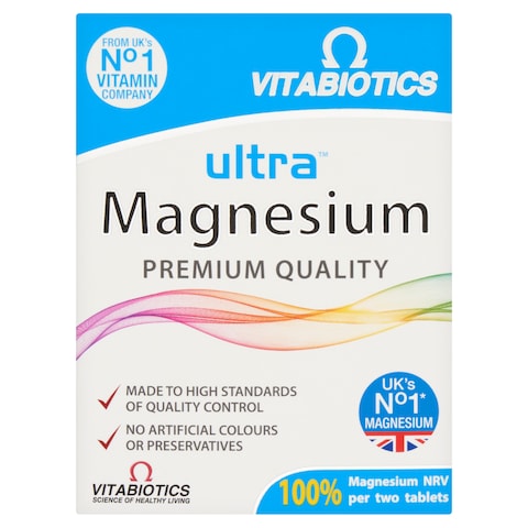 Vitabiotics Ultra Magnesium 60s 46g - Tesco Groceries