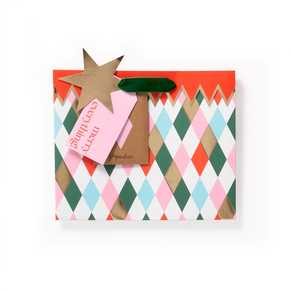 Paperchase Christmas Medium Gift Bag - Tesco Groceries