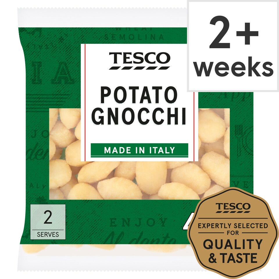 Tesco Fresh Potato Gnocchi Pasta 400 G - Tesco Groceries