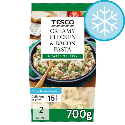 Tesco Creamy Chicken & Bacon Pasta 700g - Tesco Groceries