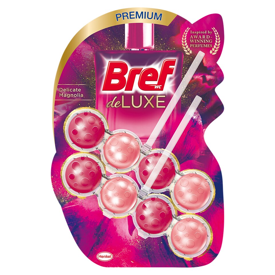 Bref Deluxe Delicate Magnolia Toilet Block 2 x 50 g - Tesco Groceries