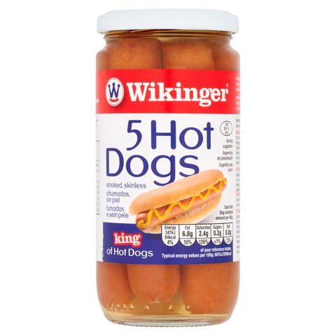 Wikinger 5 Hot Dogs 200G - Tesco Groceries