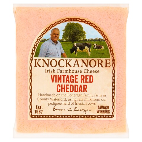 Knockanore Farmhouse Cheese Irish Mature Raw Milk Red Cheddar 150G ...