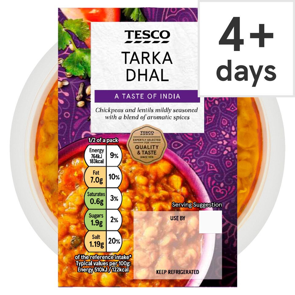 Tesco Indian Tarka Dahl 300G - Tesco Groceries