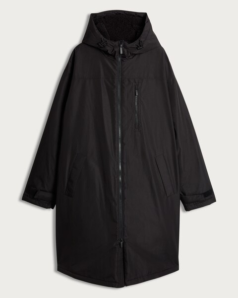 F&F Active All Weather Robe in Black - Tesco Groceries
