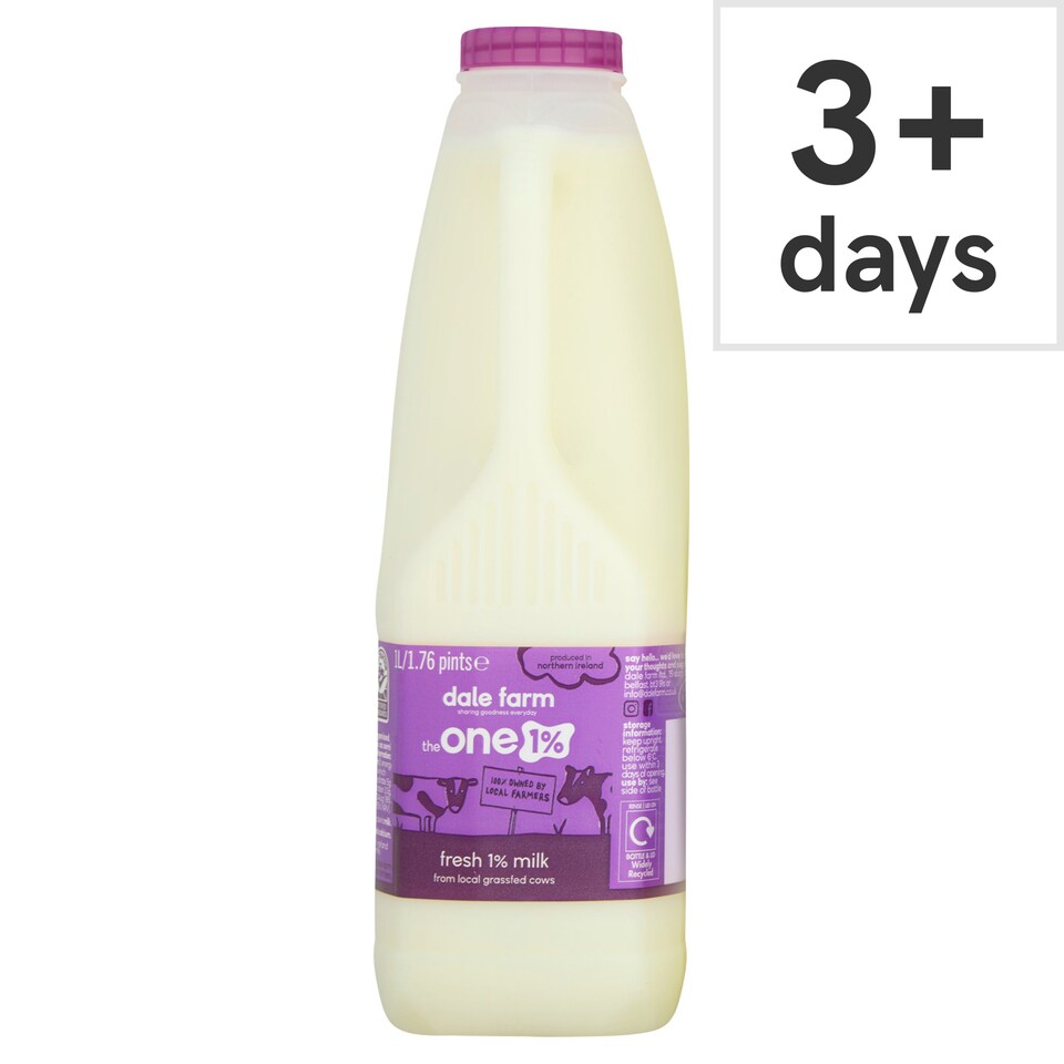Dale Farm The One Milk 1 Litre - Tesco Groceries