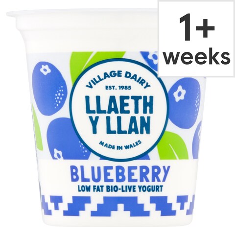 Llaeth Y Llan Blueberry Biological Live Yogurt 125G - Tesco Groceries