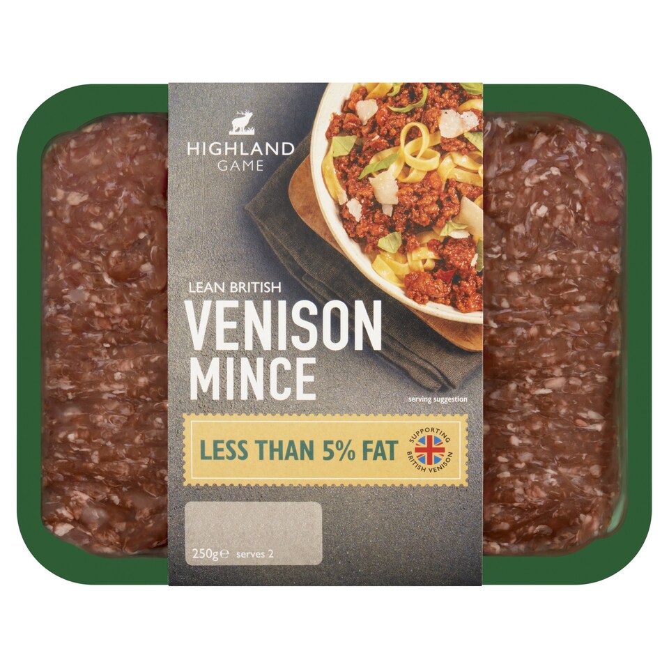 Highland Game Lean Venison Mince 250G - Tesco Groceries