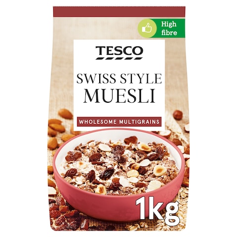 Tesco Swiss Style Muesli 1Kg - Tesco Groceries