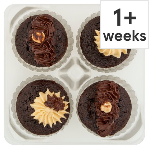 Tesco Finest 4 Mini Chocolate Afternoon Tea Cakes - Tesco Groceries