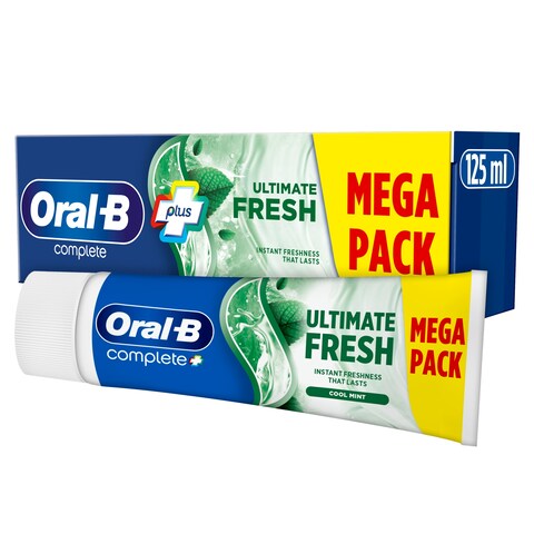 Oral-B Complete Ultimate Fresh Cool Mint Toothpaste 125ml - Tesco Groceries