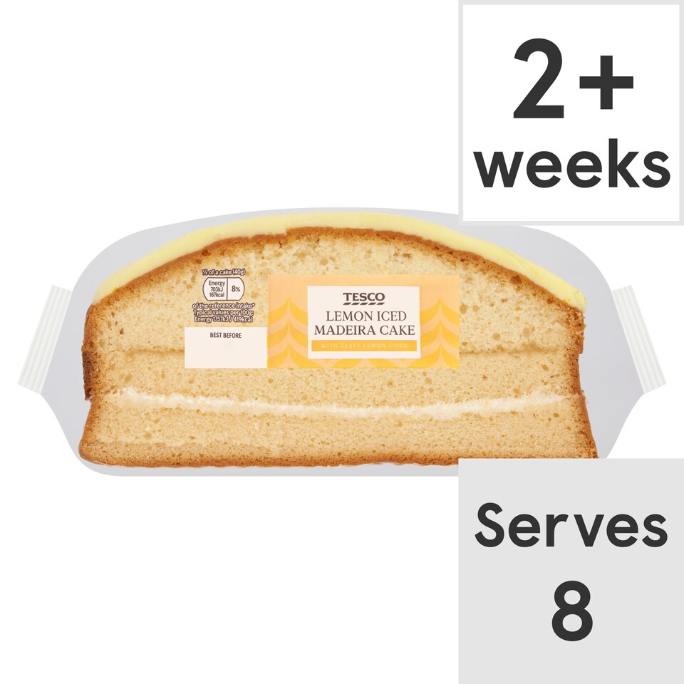 Tesco Lemon Iced Madeira Cake - Tesco Groceries