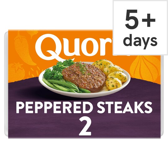 Quorn 2 Peppered Steaks 196G - Tesco Groceries
