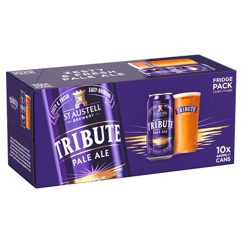 St Austell Brewery Tribute Pale Ale 10 X 440Ml - Tesco Groceries