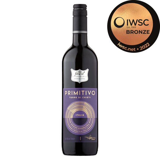 Tesco Finest Primitivo Terre Di Chieti 75Cl - Tesco Groceries