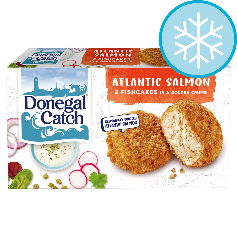 Donegal Catch 2 Salmon Fish Cakes 270G - Tesco Groceries