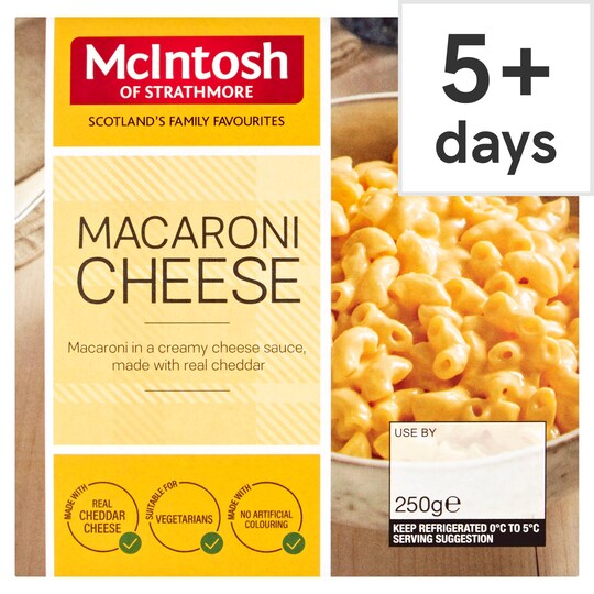 Mcintosh Macaroni Cheese 250G - Tesco Groceries