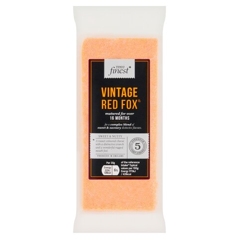 Tesco Finest Vintage Red Fox Cheese 200g - Tesco Groceries