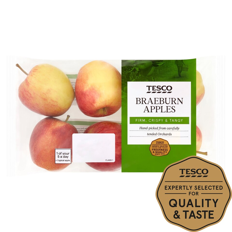 Tesco Braeburn Apple Minimum 5 Pack - Tesco Groceries