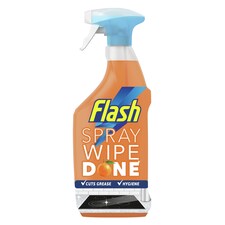 Flash Spray Wipe Done Bright Mandarin 800Ml - Tesco Groceries