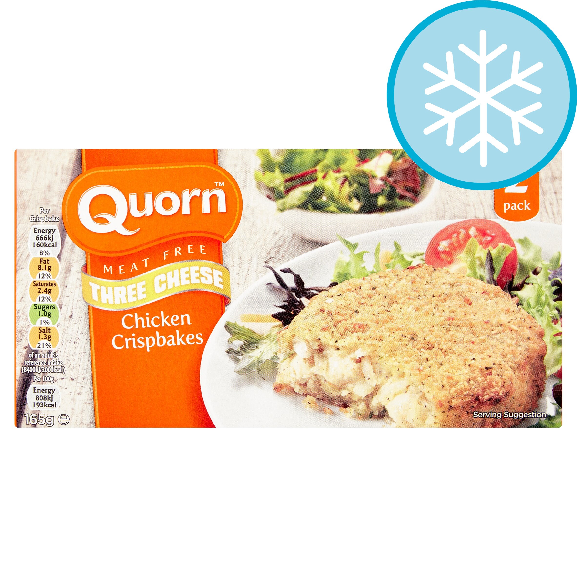 Quorn Crispbake Three Cheese 165g - Tesco Groceries