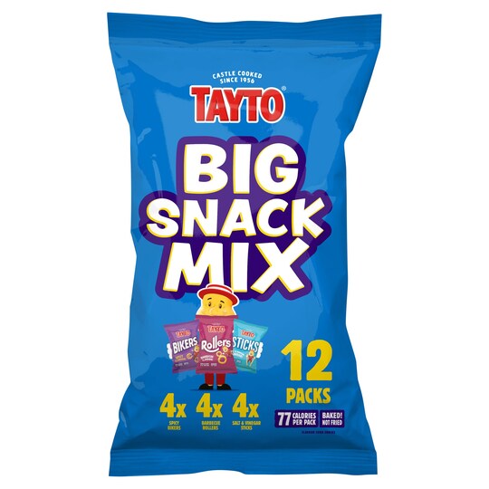 Tayto Big Snack Mix Corn Snacks 12 X 16G - Tesco Groceries