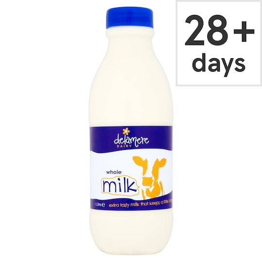Delamere Dairy Sterilised Longlife Whole Milk 1L - Tesco Groceries