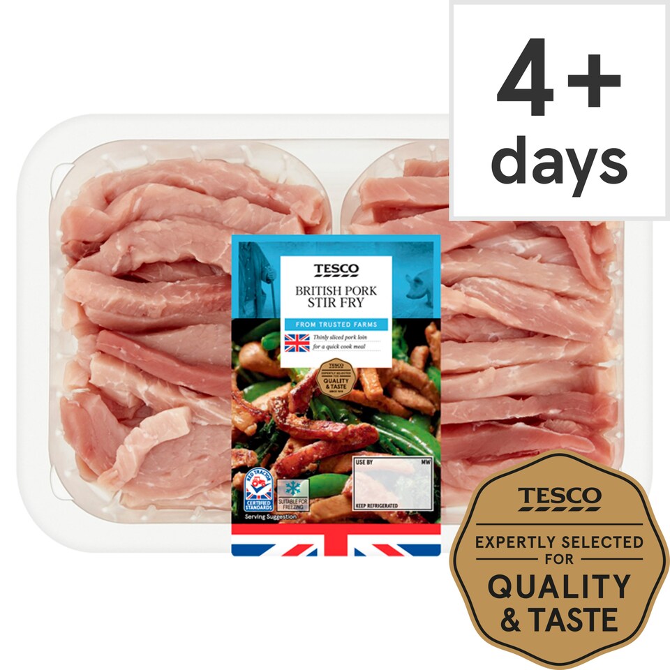Tesco Pork Stir Fry 500G - Tesco Groceries