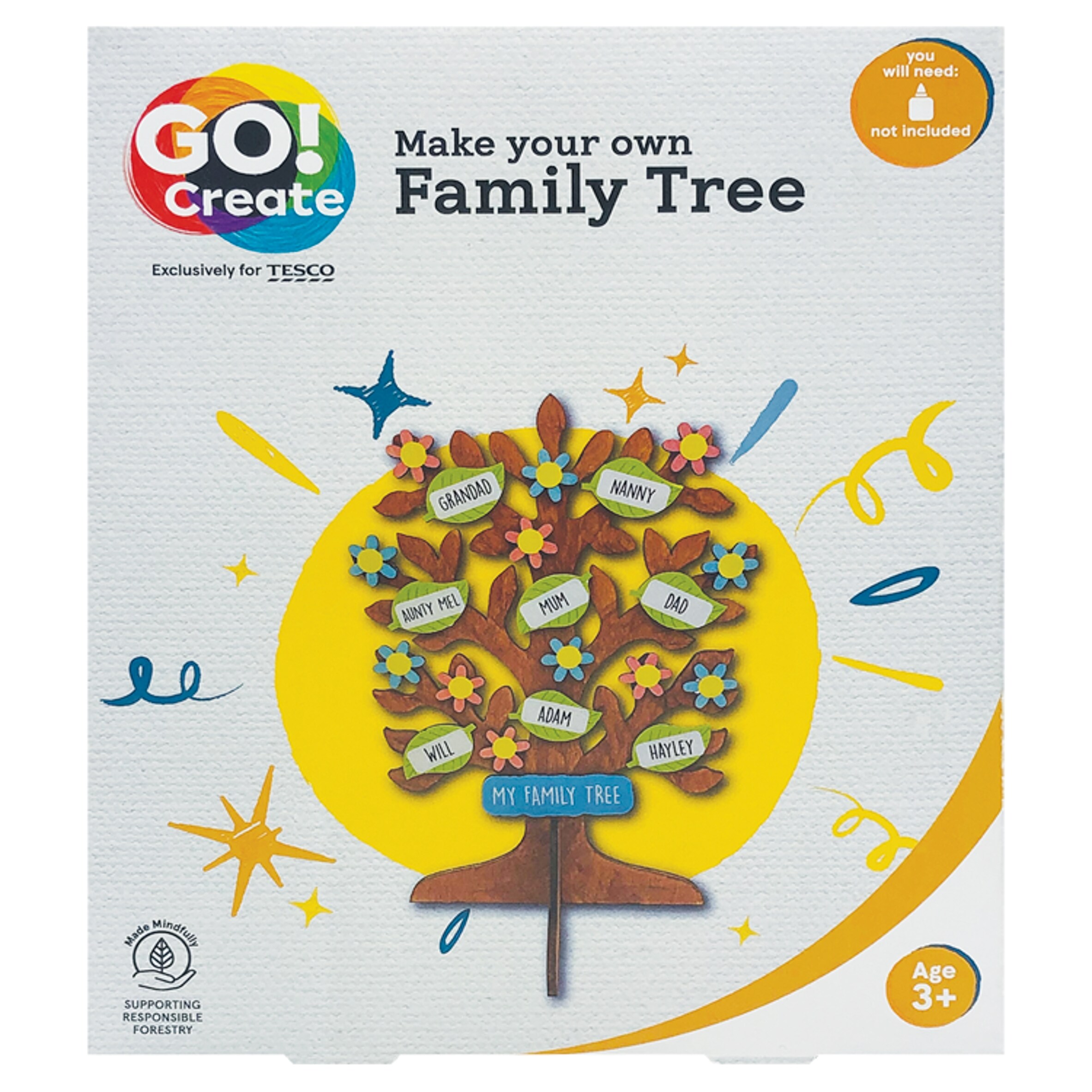 Go Create Make Your Own Family Tree - Tesco Groceries