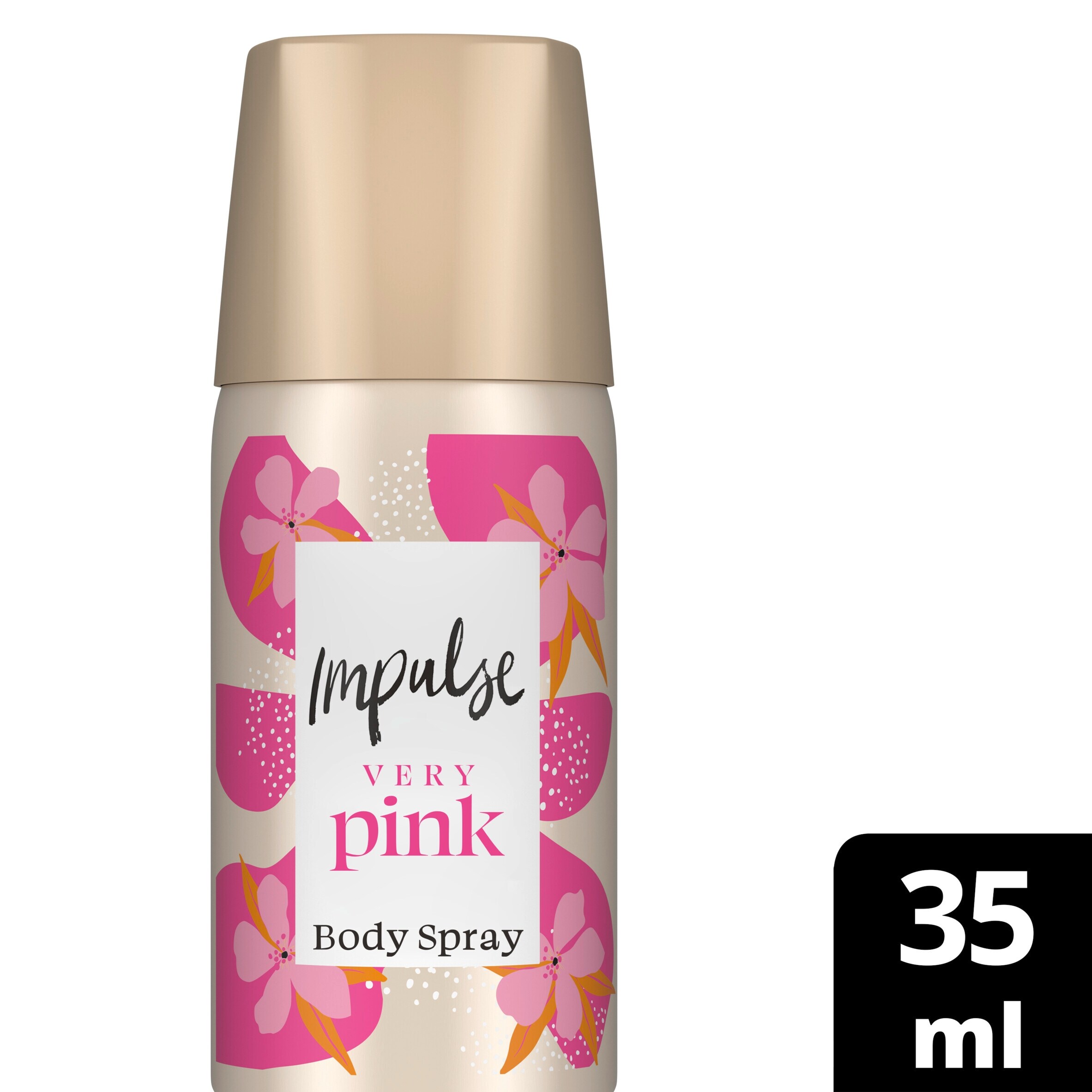 Impulse Very Pink Body Spray 35Ml - Tesco Groceries
