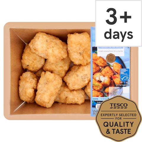 Tesco Battered Cod Fillet Bites 200G - Tesco Groceries