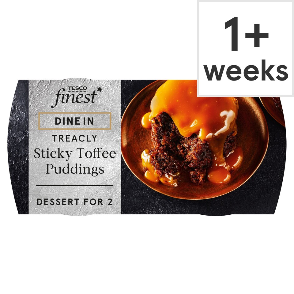 Tesco Finest Dine In Sticky Toffee Puddings 260g - Tesco Groceries