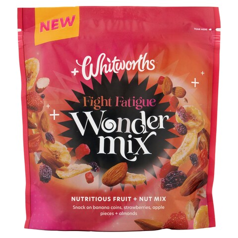 Whitworths Wondermix Fight Fatigue Fruit & Nut Mix 200g - Tesco Groceries