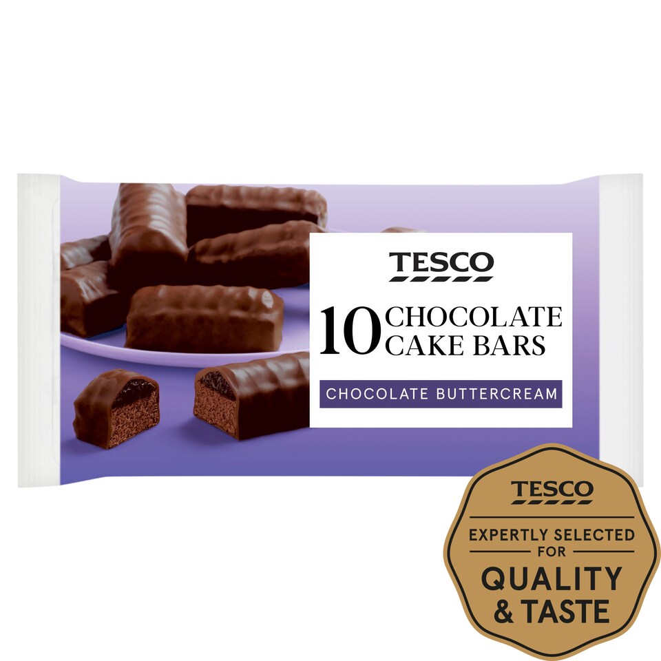 Tesco 10 Chocolate Cake Bars - Tesco Groceries