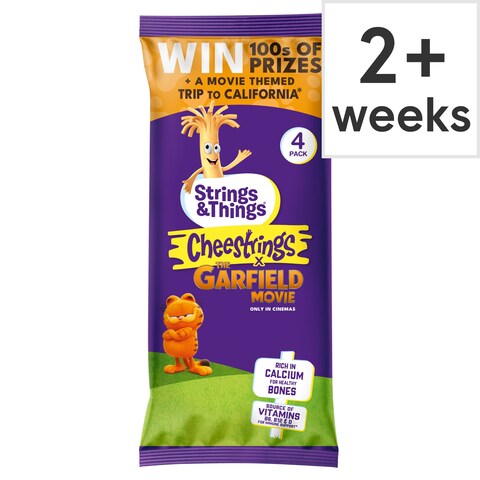 Cheestrings Original Cheese Snacks 4 Pack 80G - Tesco Groceries