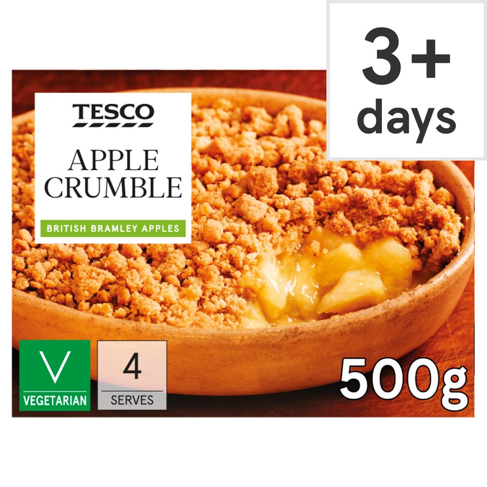Tesco Apple Crumble 500G - Tesco Groceries