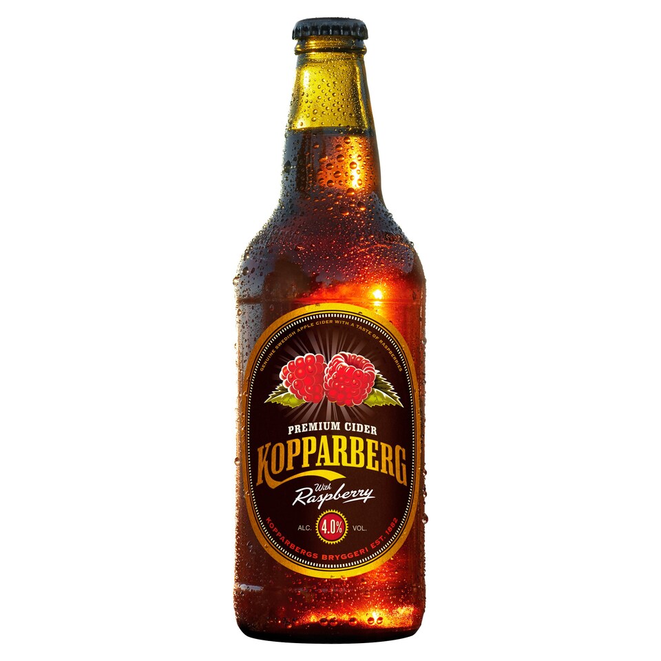 Kopparberg Raspberry Cider 500Ml Bottle - Tesco Groceries