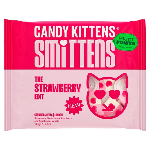 Candy Kittens Smittens Strawberry Edit 130g - Tesco Groceries