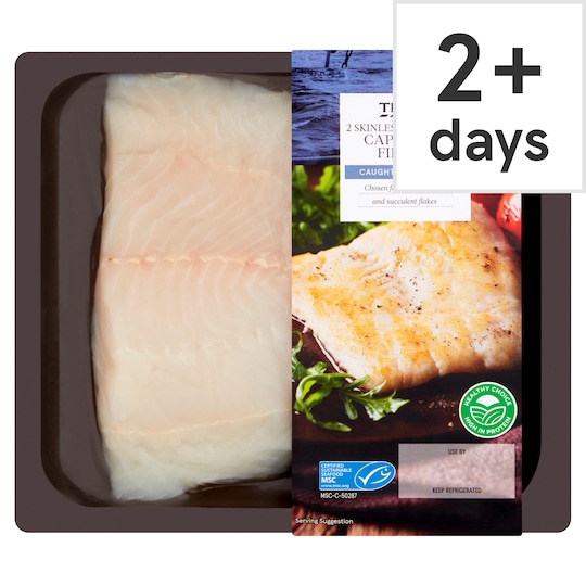 Tesco 2 Cape Hake Fillets 240G - Tesco Groceries