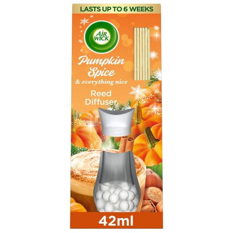 Air Wick Essential Oils Reed Diffuser - Pumpkin Spice 42ml - Tesco ...